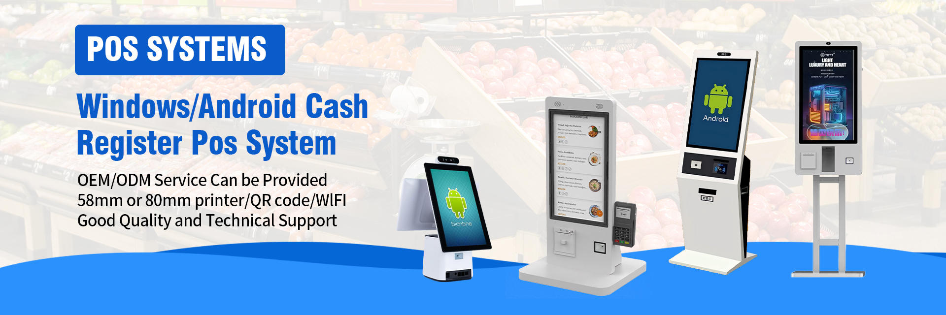 Quality Industrial Touch Monitor&Self-service retail terminal POS ...