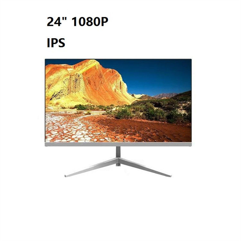 Frameless LCD Office Computer Monitors 23.8 24 Inch IPS Desktop ...