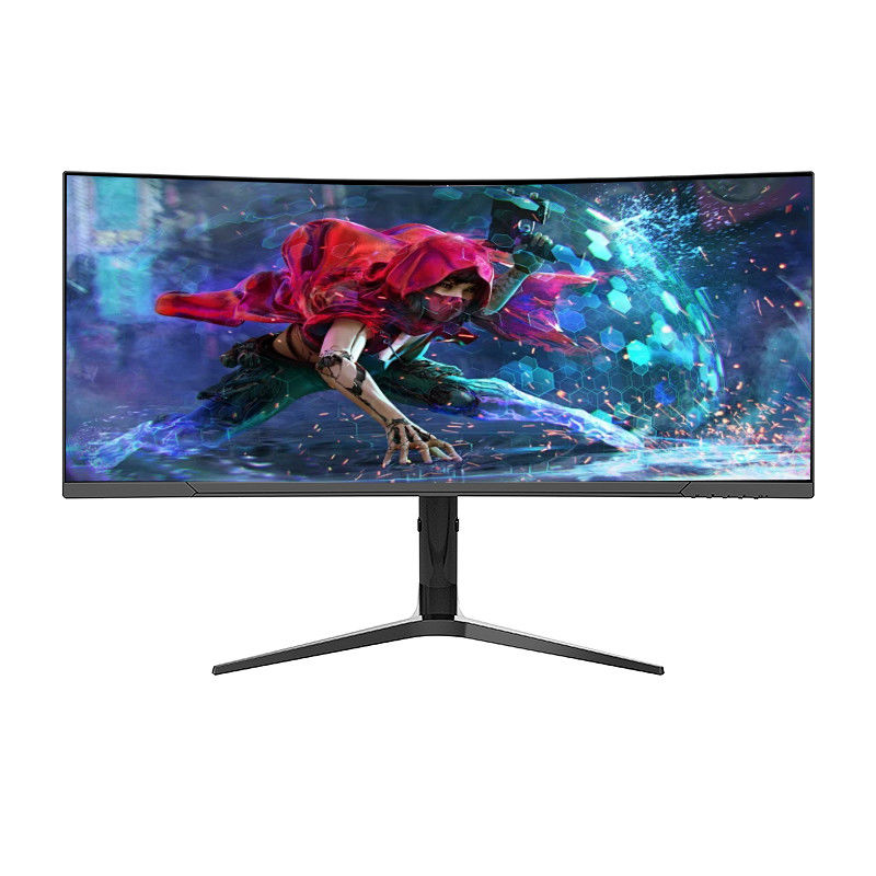 Super-wide Curved Monitor 4k IPS Panel 34 Inch 3440*1440 165Hz Gaming ...